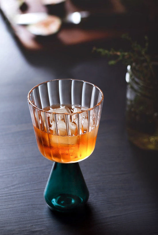 Emerald Cut Ripple Glass Cups – Letifly Lights & Decor