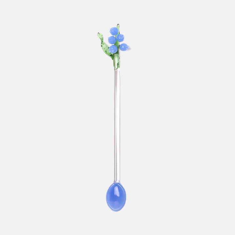 Floral Glass Stirrer: Elegant Dessert Spoons in Stunning Hues – Letifly ...