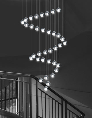 Transform Your Space with Elegant Glass Tear Drop LED Pendant Lights ...