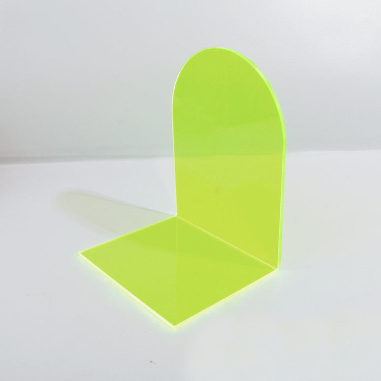 Neon Acrylic Bookends: Stylish Eco-Friendly Stand Organizer and ...