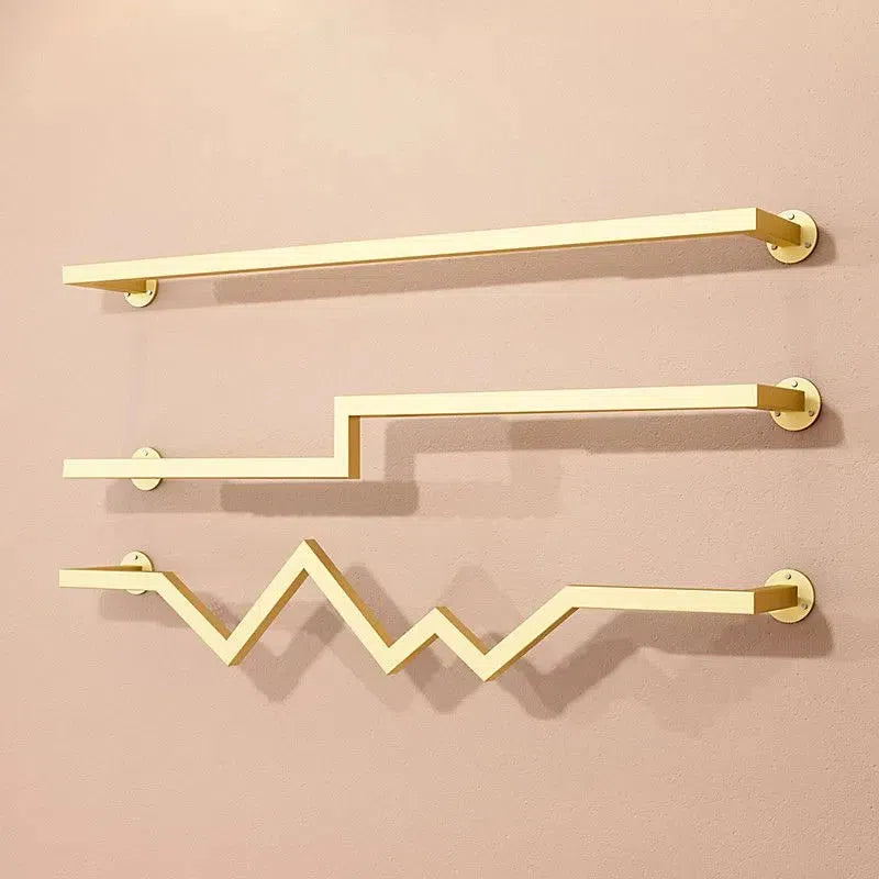 Ray of Gold Wall Mounted Clothing Rack – Letifly Lights & Decor