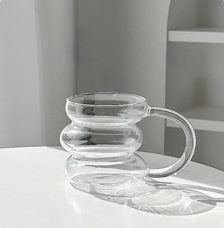 Ripple Balance Glass Cup – Letifly Lights & Decor