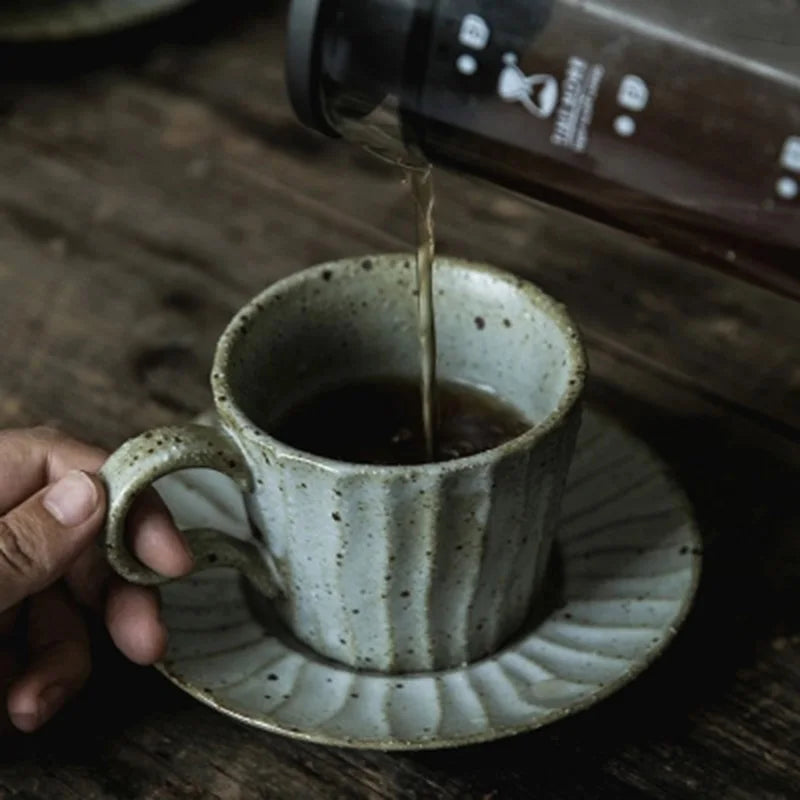 Rustic Ridge Mug & Saucer Set – Letifly Lights & Decor