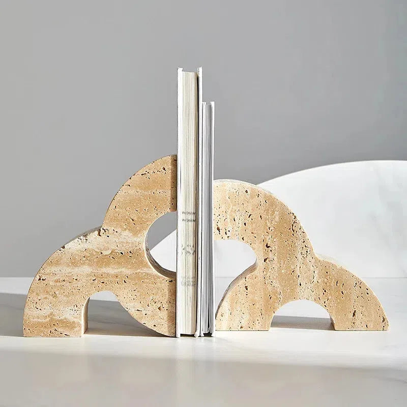 Trinity Travertine Book End: Timeless Stone Décor for Your Space ...