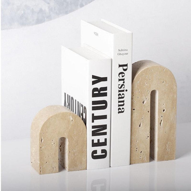 Travertine Book Stand 10x5x12cm | Letifly Lights & Decor