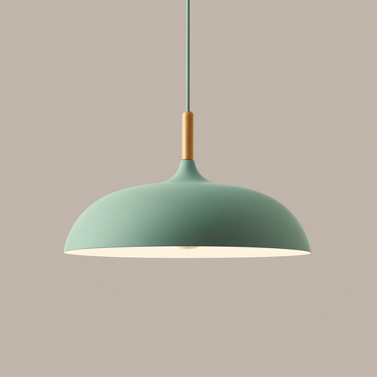 Soft Pastel LED Pendant Lights in Metal & Wood – Modern Lighting ...