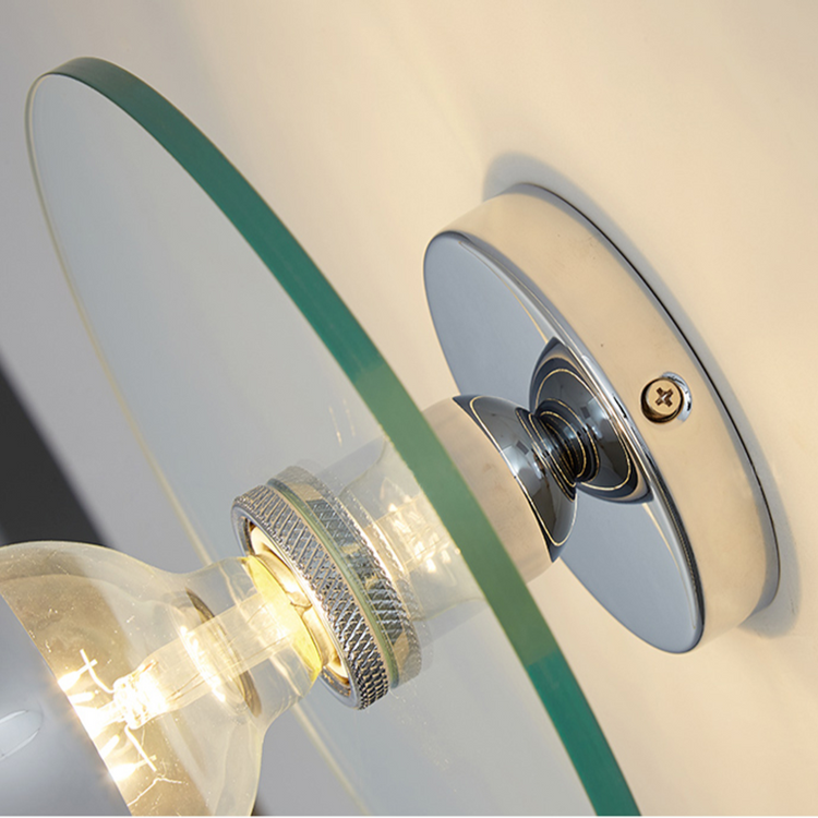Blaze French Chrome Glass Wall LED Light – Letifly Lights & Decor