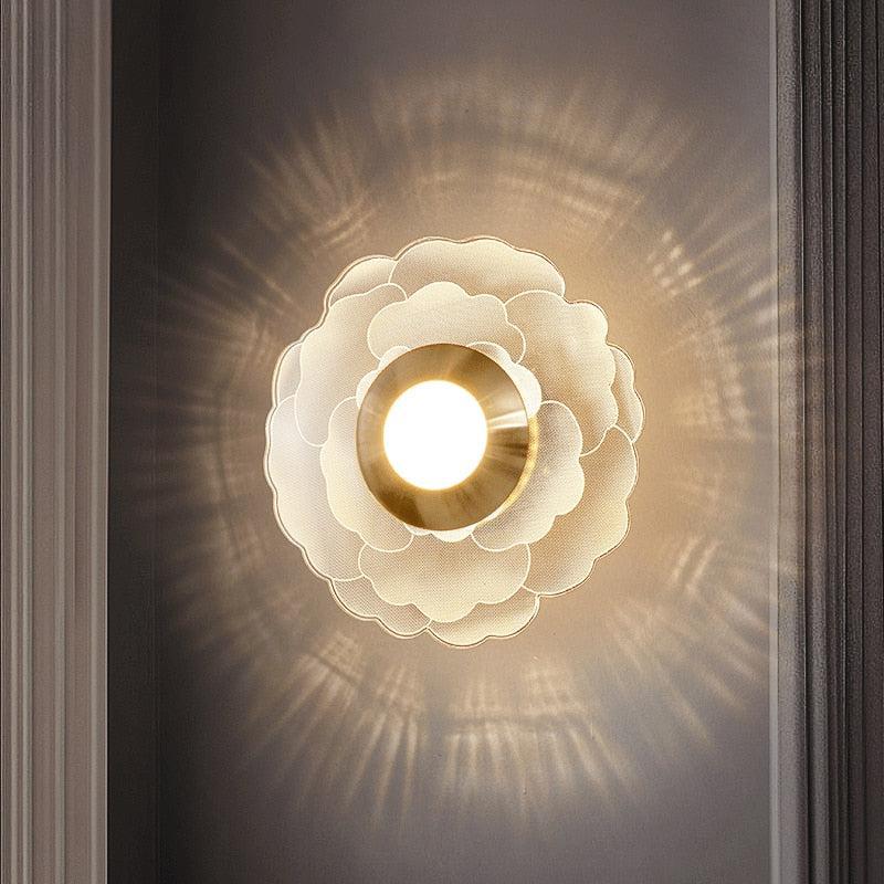 Bloom Petal Wall Lamp: Elegant Floral Lighting Fixture for Homes ...