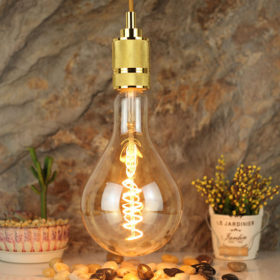 Blown Glass Dimmable LED Edison Filament Light Bulbs LED - LED light ...