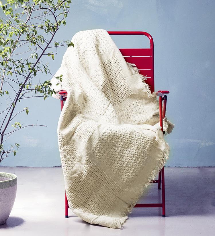 Boho Natural Cotton Throw for Home Decor and Living Room – Letifly ...