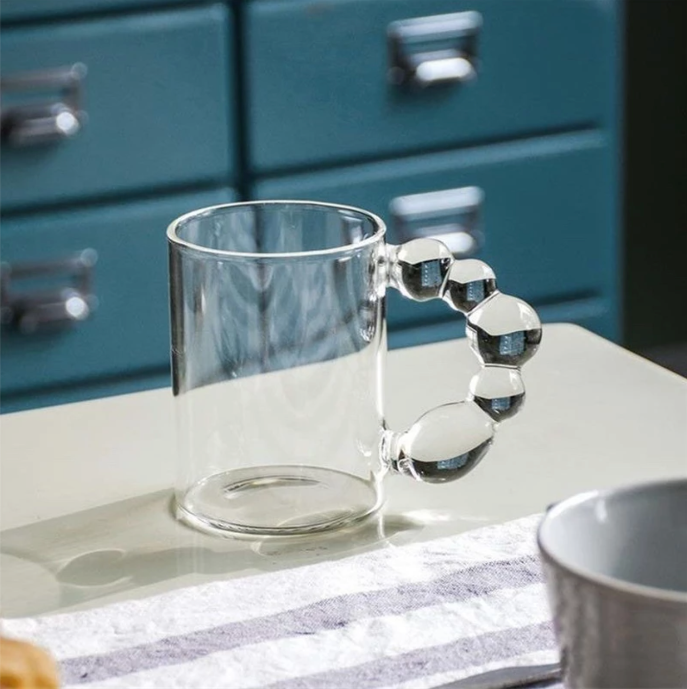 Bubble Handle Glass Mug – Letifly Lights & Decor