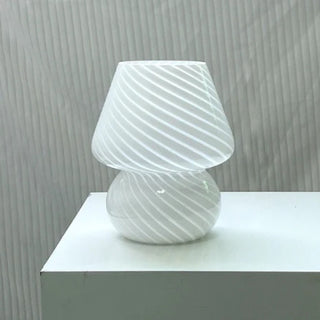 Coco Swirl Glass Table Lamp LED - LED light – Letifly Lights & Decor