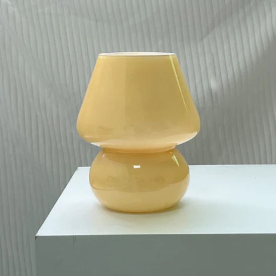 Coco Swirl Glass Table Lamp LED - LED light – Letifly Lights & Decor