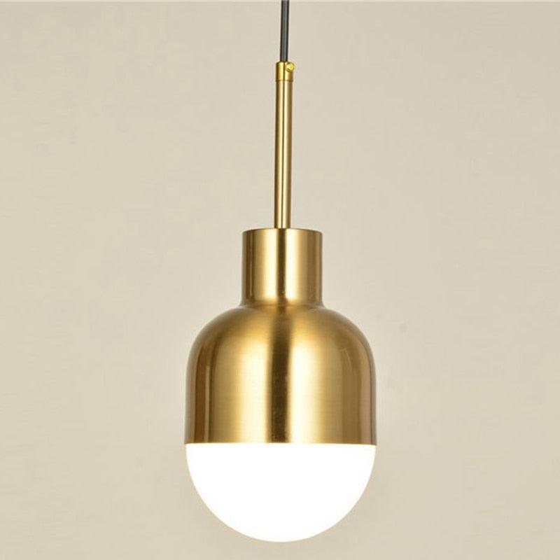 Deco Spotlight Pendant Light in Brass LED - LED light – Letifly Lights ...