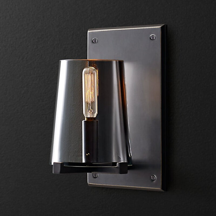 Gallant Glass & Brass Wall Lamp LED - LED light – Letifly Lights & Decor