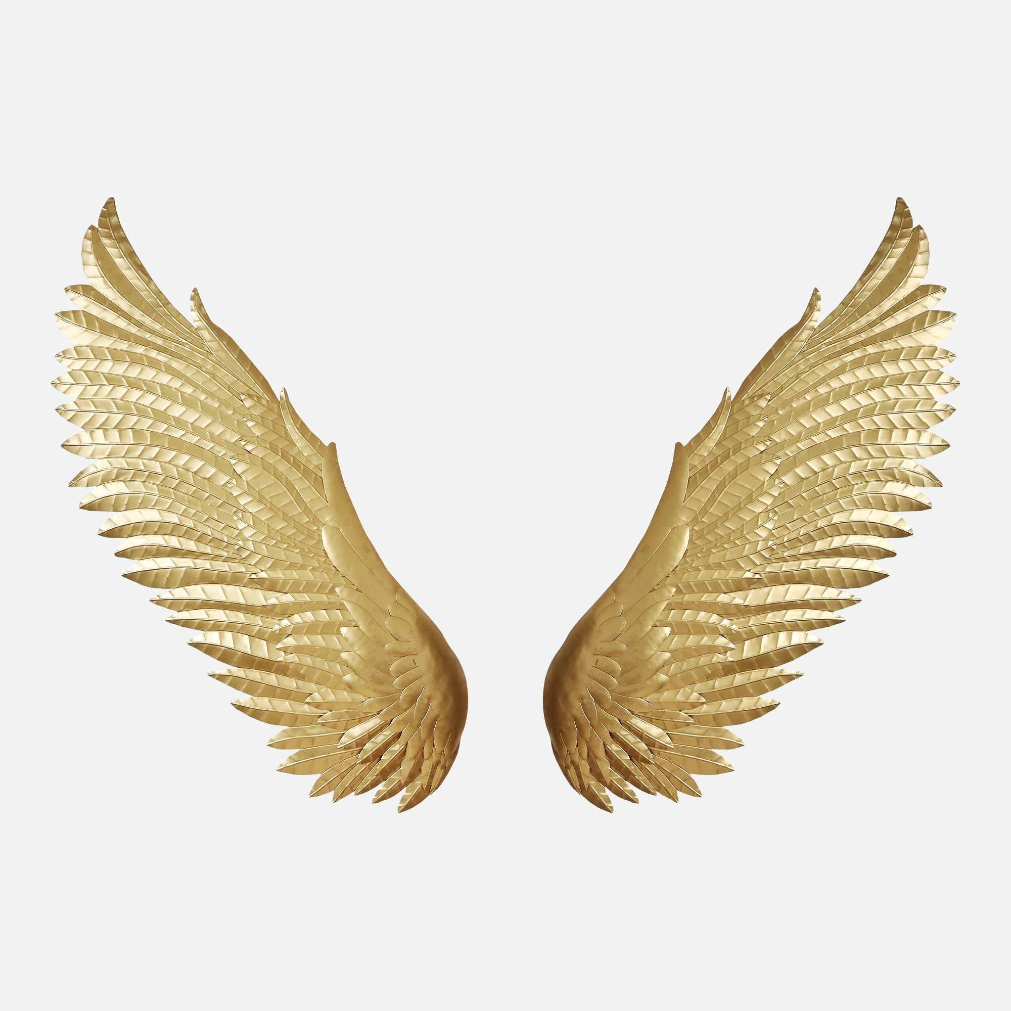 Golden Wings Sculptural Wall Decor – Letifly Lights & Decor