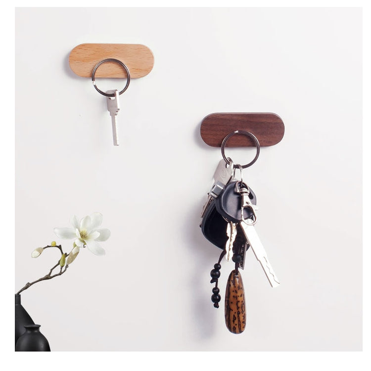 Magnetic Wooden Wall Key Holder – Letifly Lights & Decor