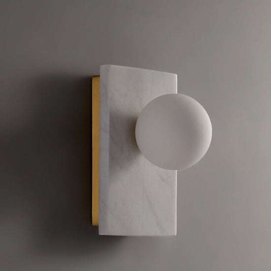 Marble & Brass Luxury LED Wall Light – Letifly Lights & Decor