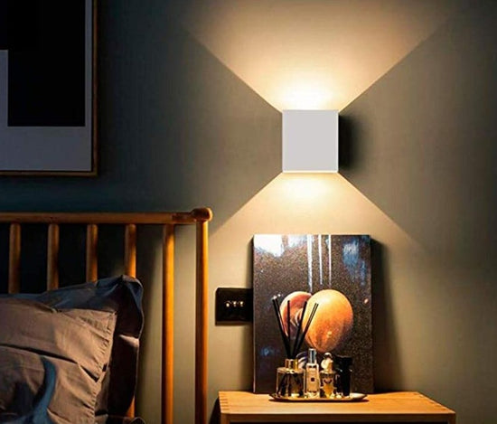 Aluminum LED Cube Wall Light 2x4x4 | Letifly Lights & Decor