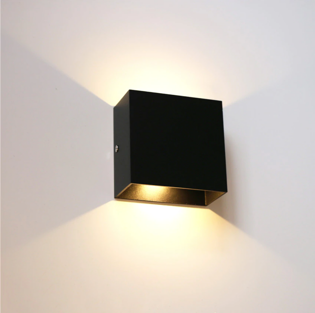 Aluminum LED Cube Wall Light 2x4x4 | Letifly Lights & Decor