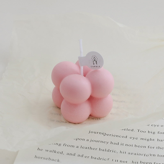 Mini Bubble Cube Decorative Candle – Letifly Lights & Decor