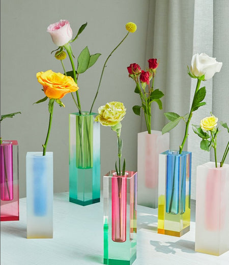 Modern Prism Acrylic Vase & Desktop Organizer – Letifly Lights & Decor