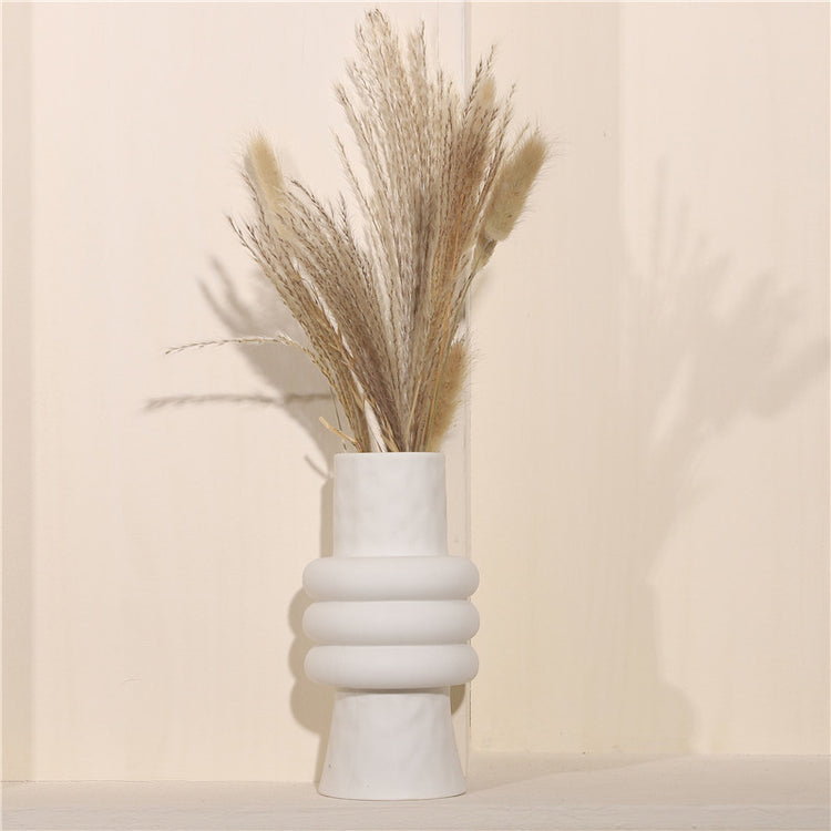 Paros White Ceramic Vases - Letifly – Letifly Lights & Decor