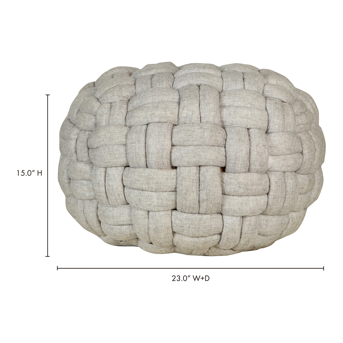 Pebble Puffed Weave Cable Knit Pouf – Letifly Lights & Decor
