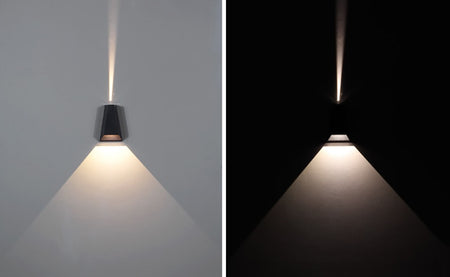 Pyramid Waterproof Wall Lamp 6.8in | Letifly Lights & Decor