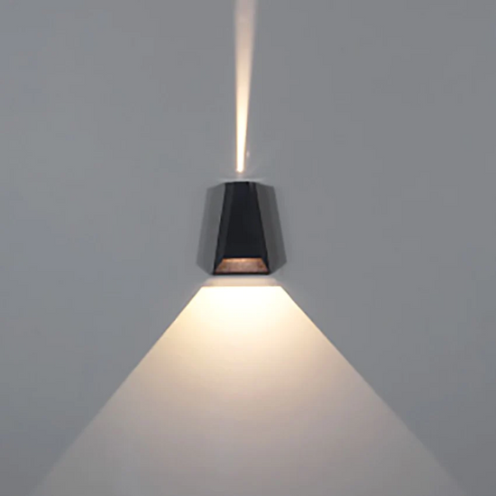 Pyramid Waterproof Wall Lamp 6.8in | Letifly Lights & Decor