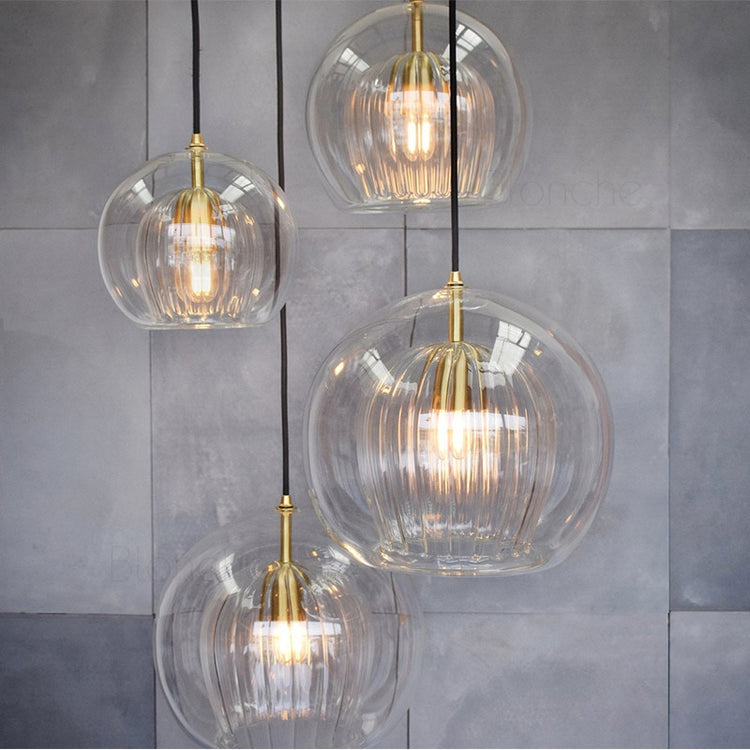 Ripple Glass Cocoon Pendant Light LED - LED light – Letifly Lights & Decor