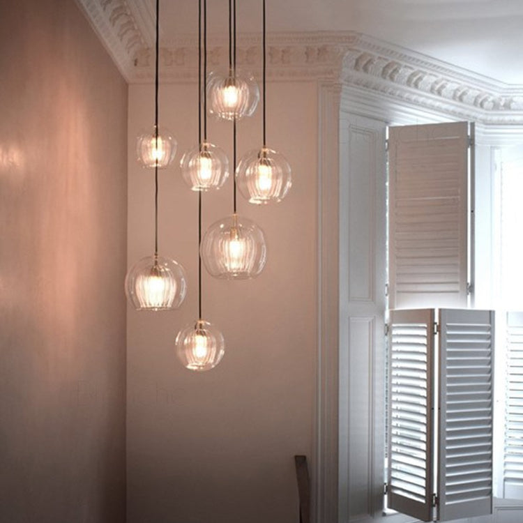 Ripple Glass Cocoon Pendant Light LED - LED light – Letifly Lights & Decor