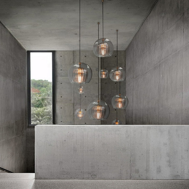Ripple Glass Cocoon Pendant Light LED - LED light – Letifly Lights & Decor