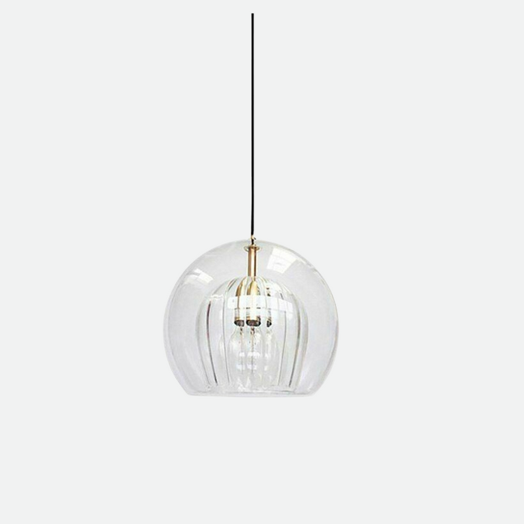 Ripple Glass Cocoon Pendant Light LED - LED light – Letifly Lights & Decor