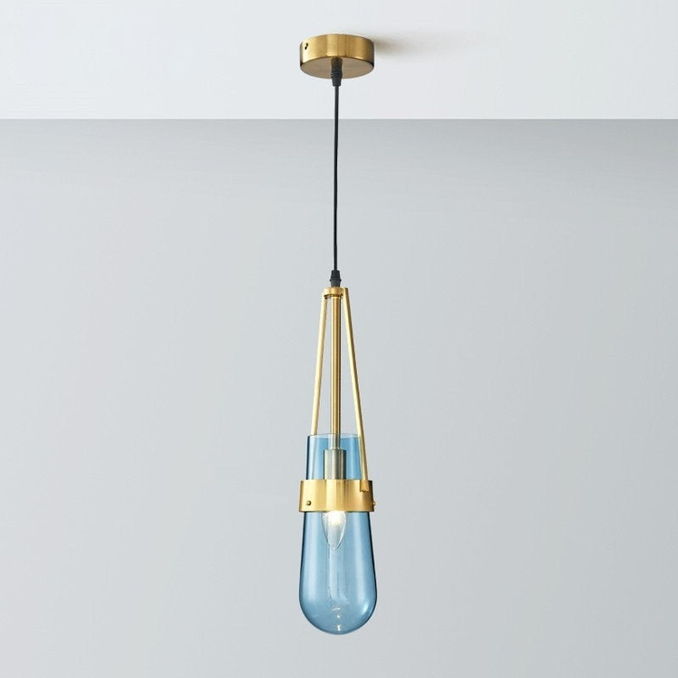 Drop Glass Pendant Lamp LED - LED light – Letifly Lights & Decor