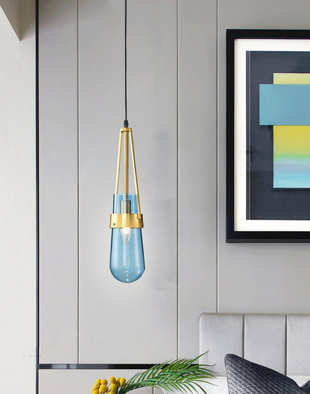 Drop Glass Pendant Lamp LED - LED light – Letifly Lights & Decor