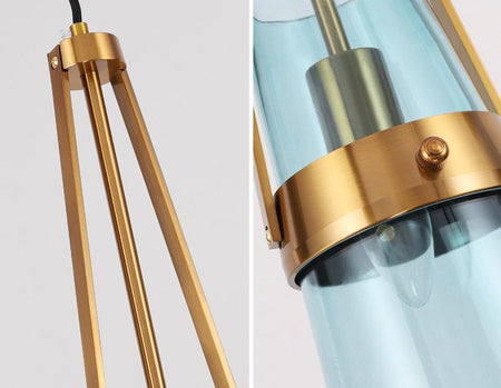 Drop Glass Pendant Lamp LED - LED light – Letifly Lights & Decor