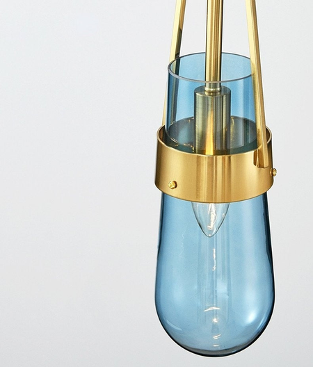 Drop Glass Pendant Lamp LED - LED light – Letifly Lights & Decor