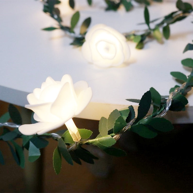 Rose Flower Battery LED String Lights LED - LED light – Letifly Lights ...
