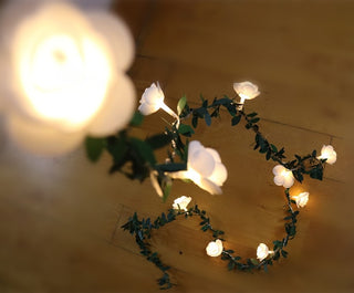 Rose Flower Battery LED String Lights LED - LED light – Letifly Lights ...