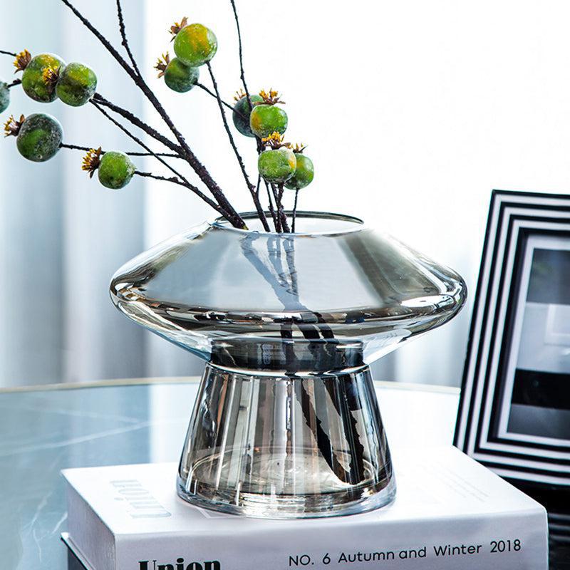 Silver Mirror Modern Glass Vase – Letifly Lights & Decor