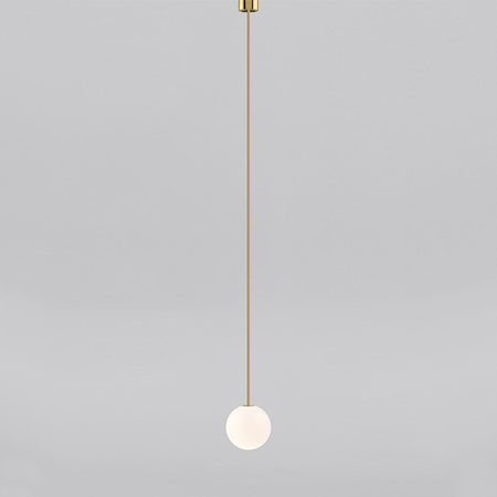 Single Globe Brass Pendant LED - LED light – Letifly Lights & Decor