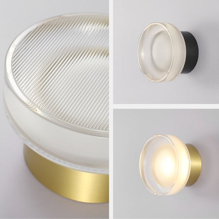 Tap Wall Lamp 5.3in Aluminum Plexy | Letifly Lights & Decor