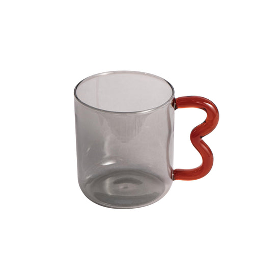 Wavy Handle Glass Mugs - Letifly – Letifly Lights & Decor