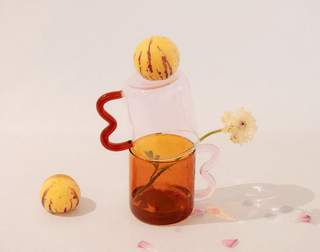 Wavy Handle Glass Mugs - Letifly – Letifly Lights & Decor