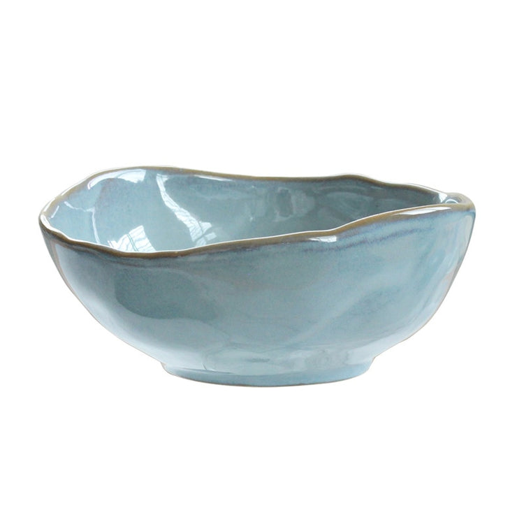 White & Blue Shell Porcelain Plates & Bowls – Letifly Lights & Decor